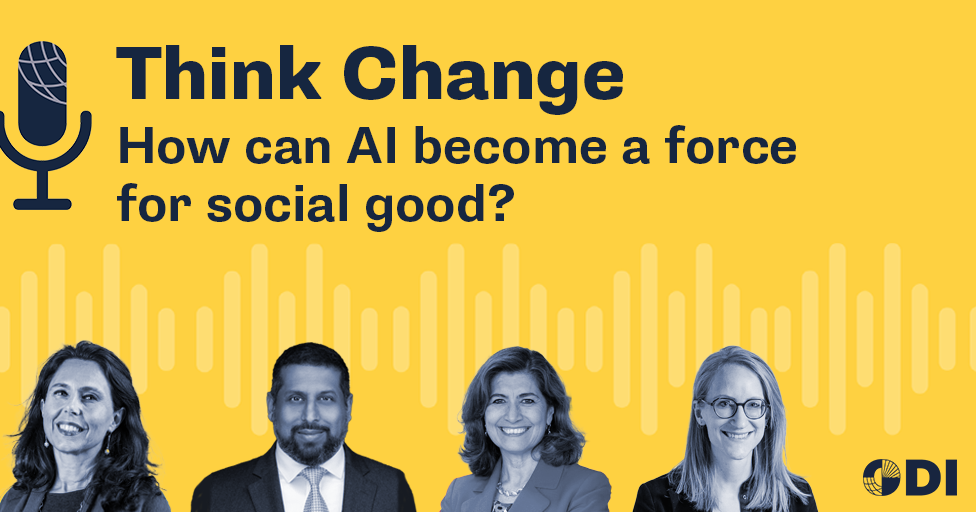 Think Change episode 39: how can AI become a force for social good? | ODI: Think change